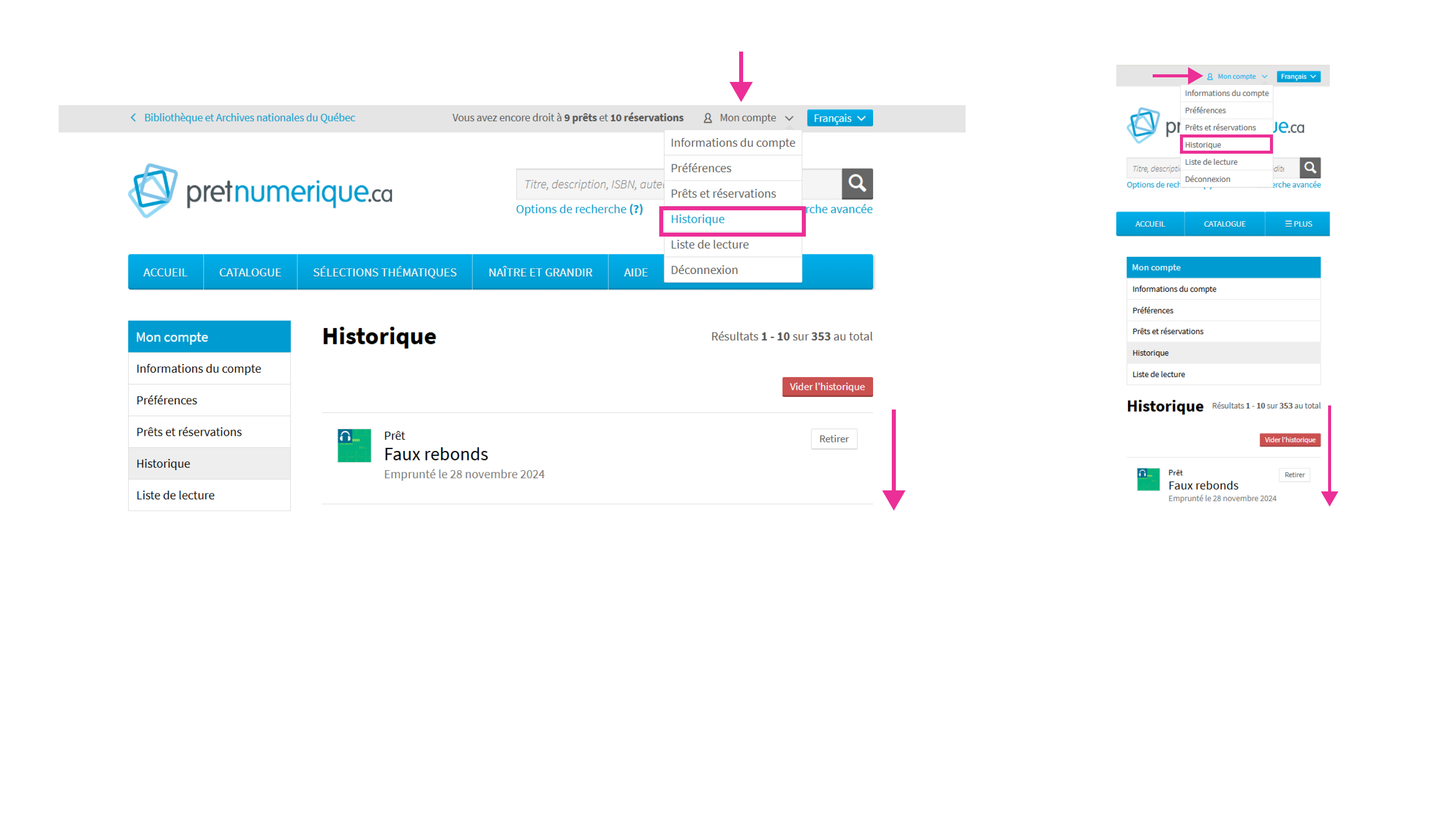 Écouter un livre en ligne | BAnQ