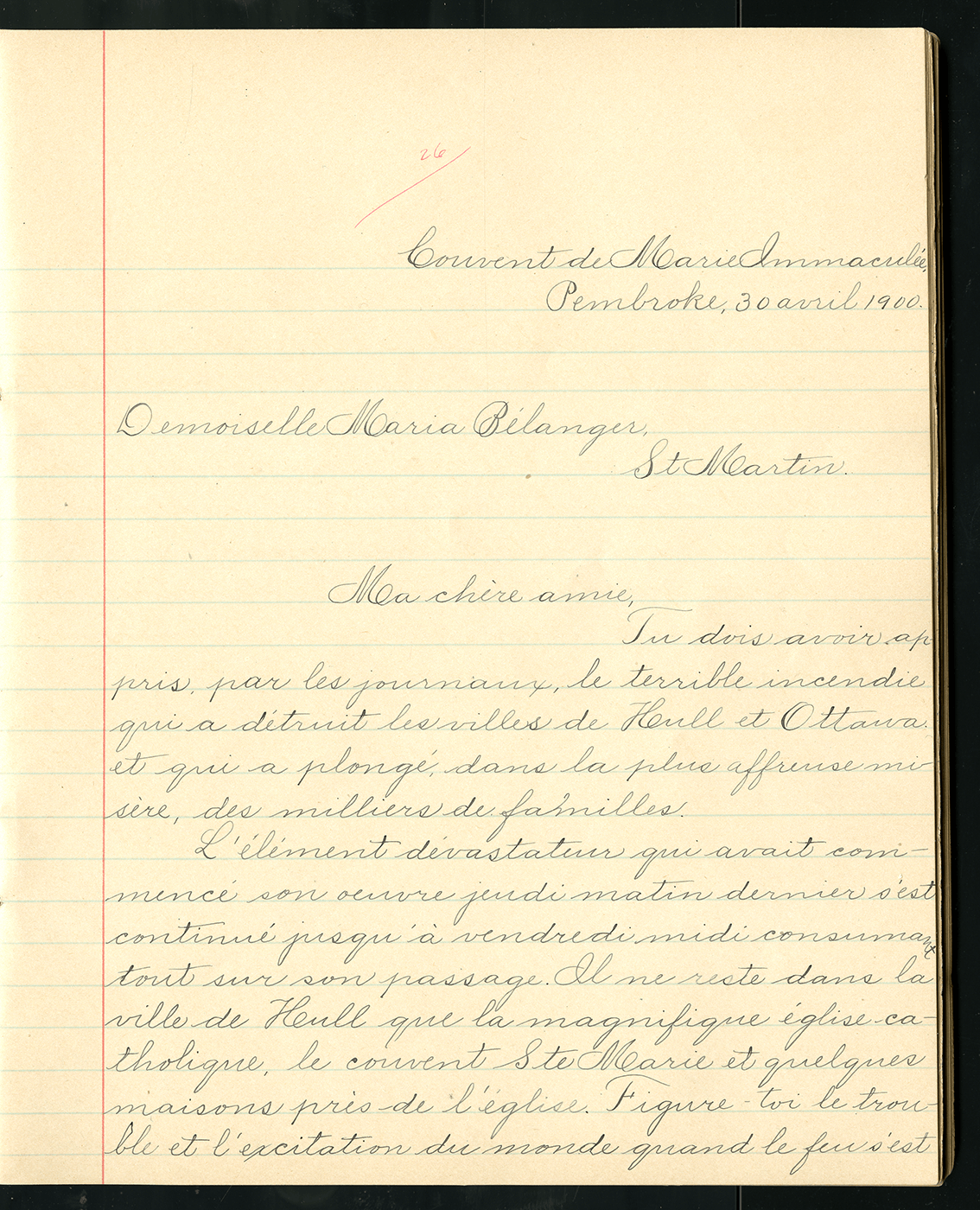 J'écris une lettre | BAnQ